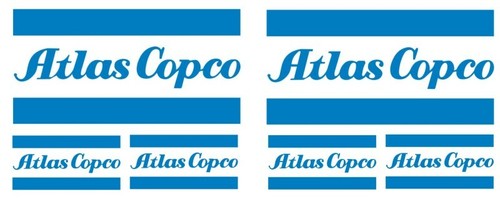ATLAS COPCO COMPRESSOR DECALS STICKERS Emblem Air Kit Set Tank L@@K | eBay