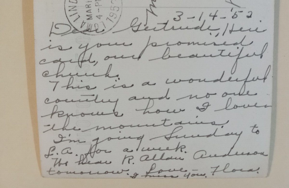 LOMA LINDA CA RPPC POSTCARD SEVENTH-DAY ADVENTIST CHURCH ROY ALLAN ...