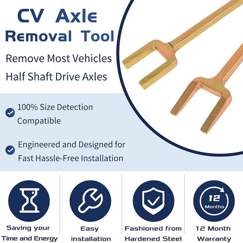 2PC 12020 Axle Popper Fork & Shim Kit FWD Half Shaft Inner CV Joint ...