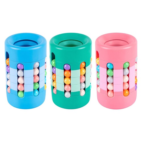 Magic Bean Puzzle Toy Colorful Magic Beans Rotating Pencil Holder Cube ...