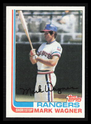 Mark Wagner 1982 Topps #443 Texas Rangers | eBay