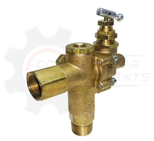 32262867 Ingersoll Rand 90 Degree Pilot Unloader Valve 1/2" FPT In&out ...