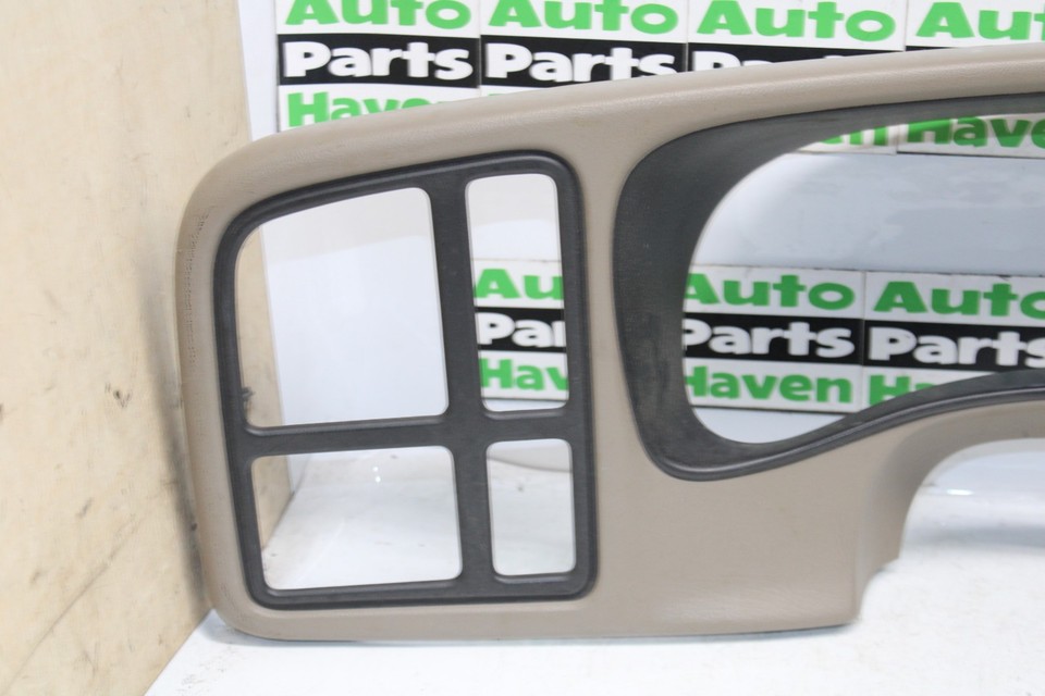 03-06 GMT 800 Dash Trim Bezel Tan OEM Double Din Gauge Cluster | eBay