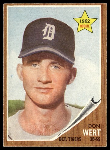 1962 Topps Don Wert #299 RC Detroit Tigers | eBay