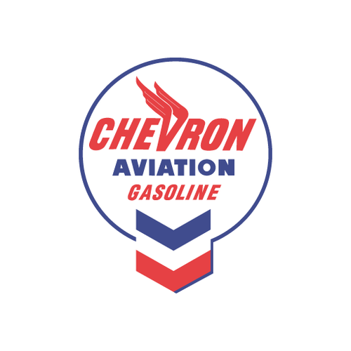 Chevron Aviation Oil Sticker | eBay Australia