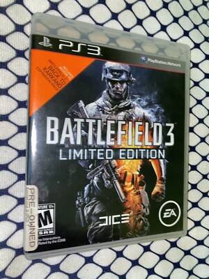 Battlefield 3 Limited Edition PlayStation 3 Complete w/ Manual & MINT ...