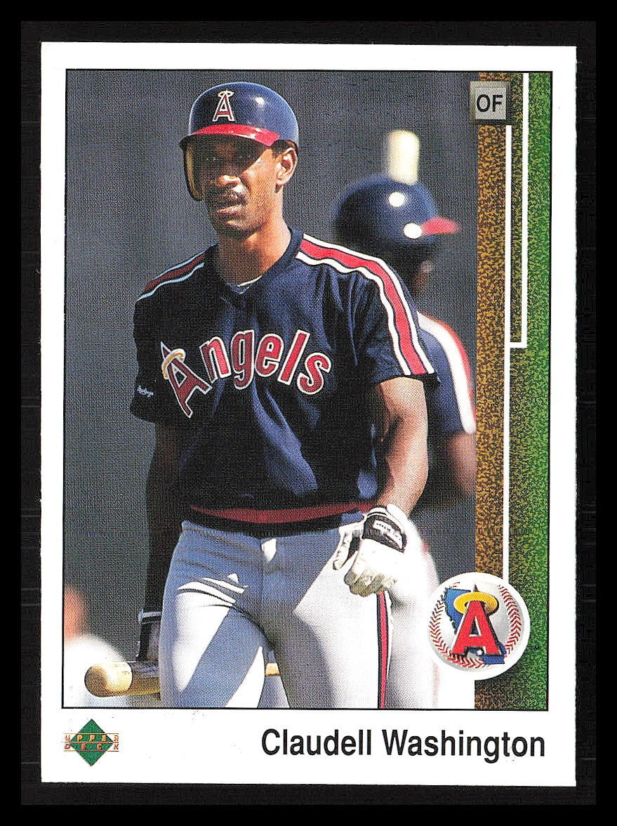 Claudell Washington 1989 Upper Deck #794 California Angels | eBay