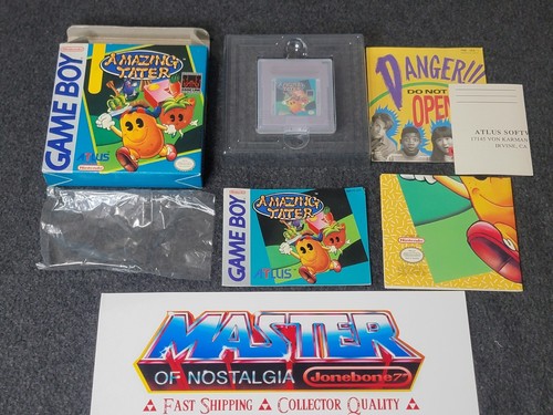 Gameboy AMAZING TATER 100% Complete CIB Box Reg Card Poster Nintendo ...