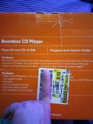 Groove ONN boombox cd player | eBay