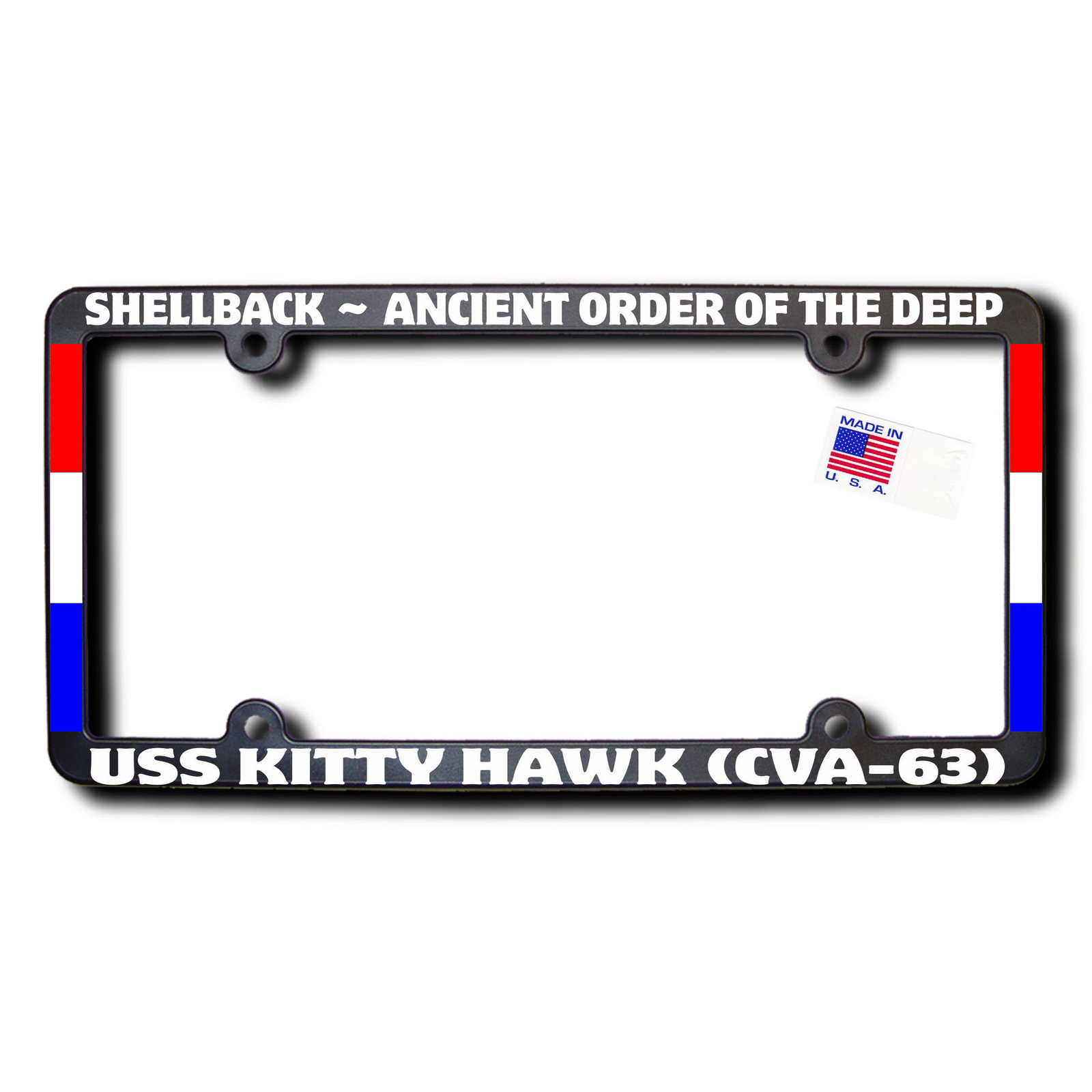 Shellback USS KITTY HAWK (CVA-63) License Frame with Ribbons | eBay