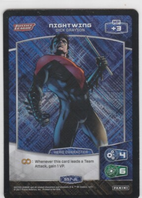 2017 PANINI METAX JUSTICE LEAGUE NIGHTWING FOIL PARALLEL STARTER S57 | eBay