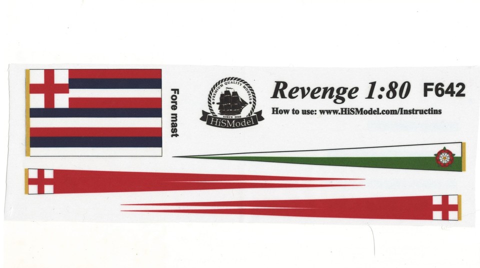 Revenge 1:80 - set of flags | eBay
