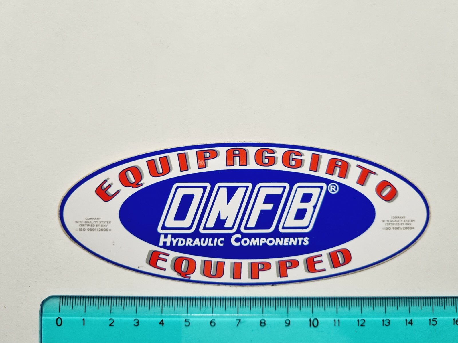 Adhesive Omfb Hydraulic Components Sticker Autocollant Vintage 80s Mens ...