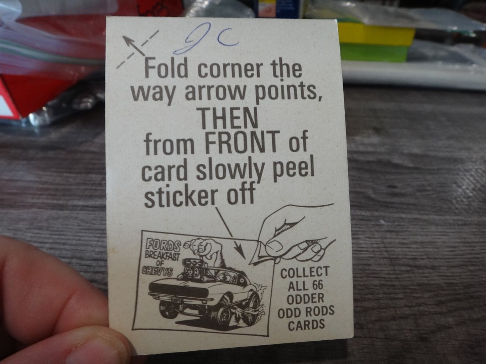 Vtg 1973 Donruss Fabulous Odder Odd Rods Fruit Salad #40 Trading Card ...