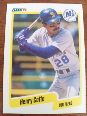 HENRY COTTO SEATTLE MARINERS 1990 FLEER BASEBALL CARD #511 | eBay