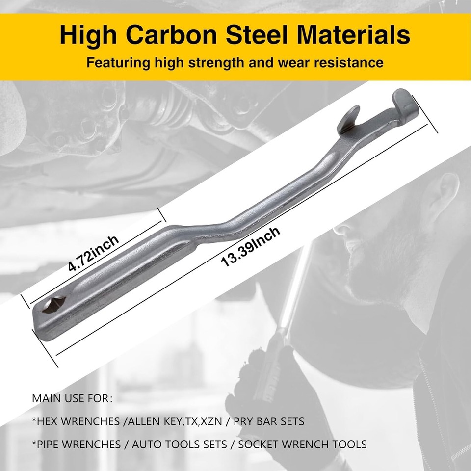 Mechanical wrench extension tool rod 1/2 torque wrench for open wrench ...