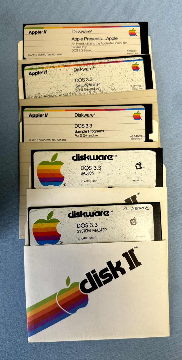 Vintage Apple II Plus Computer w/ Silentype Printer, Disk Drive ...