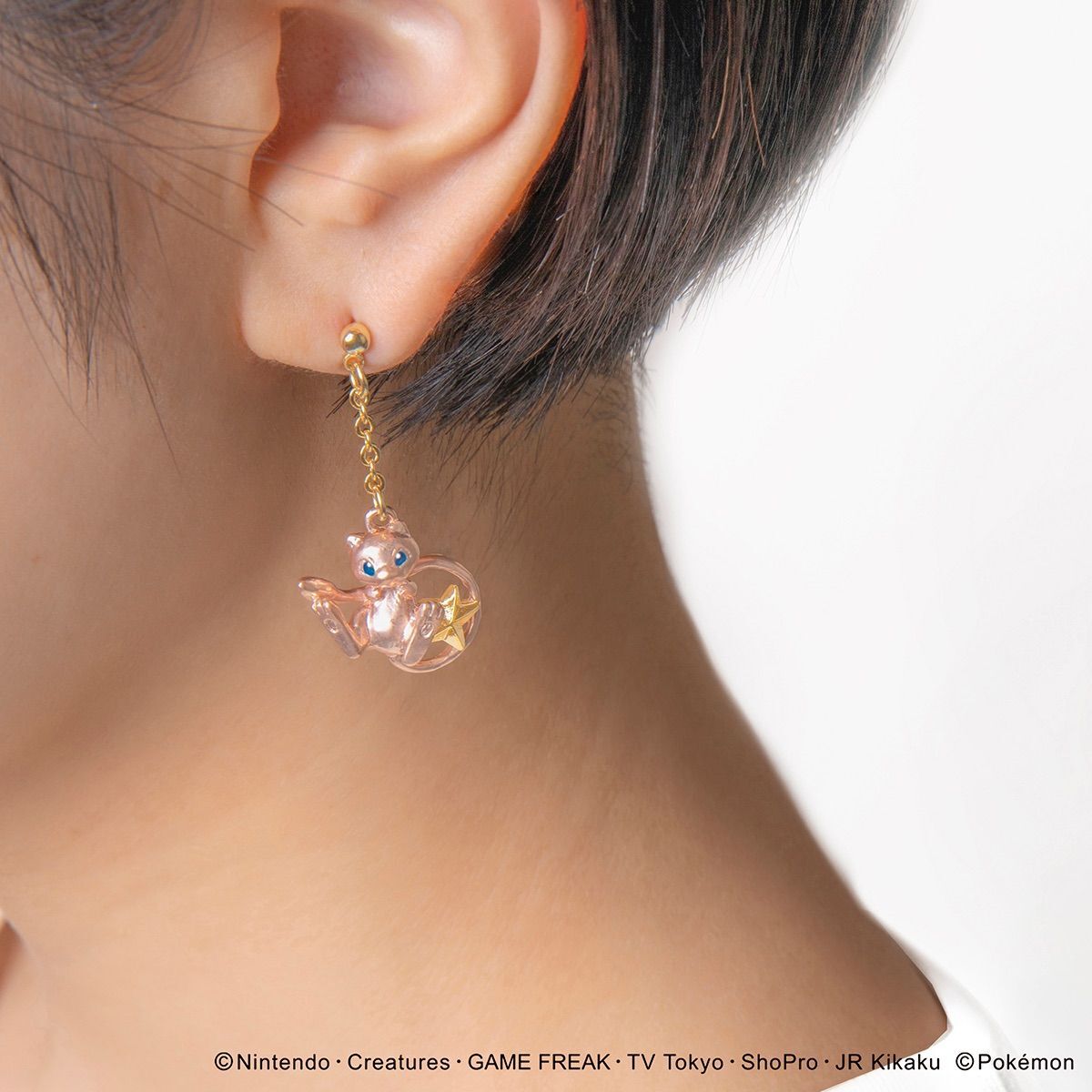 Pokémon Mew Earrings: Palnart Poc Japan Anime gift accessories | eBay