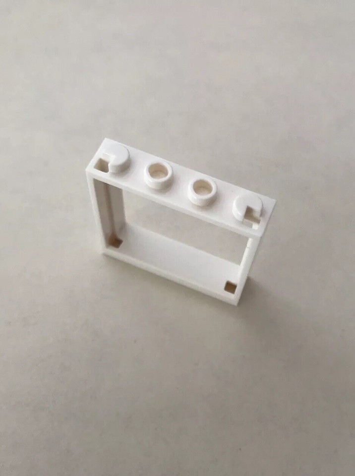 LEGO Bricks Frame 1x4x3 White For Windows And Walls - New | eBay