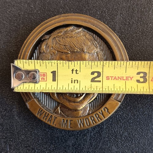 Rare Alfred E Neuman Mad Magazine Belt Buckle Warner Bros WB New W/ No ...