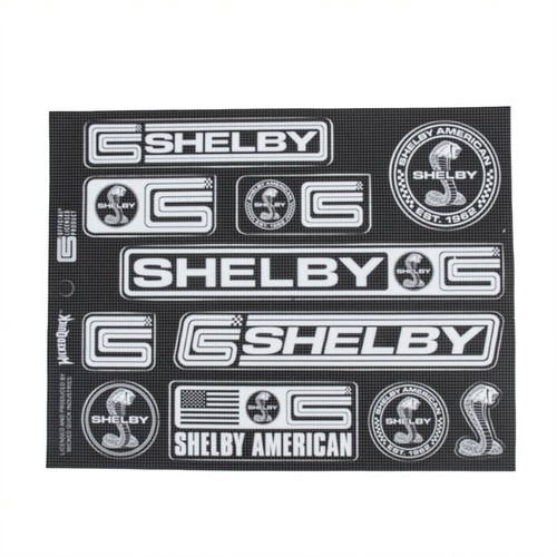 Shelby Carbon Fiber Decal Sticker Sheet- Ford Mustang GT500 SuperSnake ...