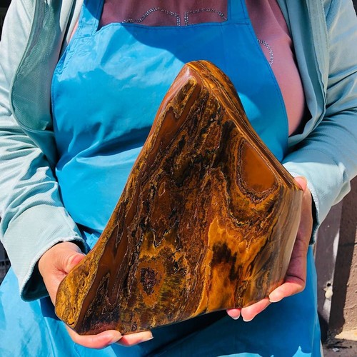 5.89LB Natural tiger's-eye rough raw stone rock specimrn Madagascar ...