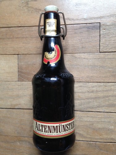 Vintage Altenmunster Amber Beer Bottle Porcelain Cap16 Oz Flordia | eBay