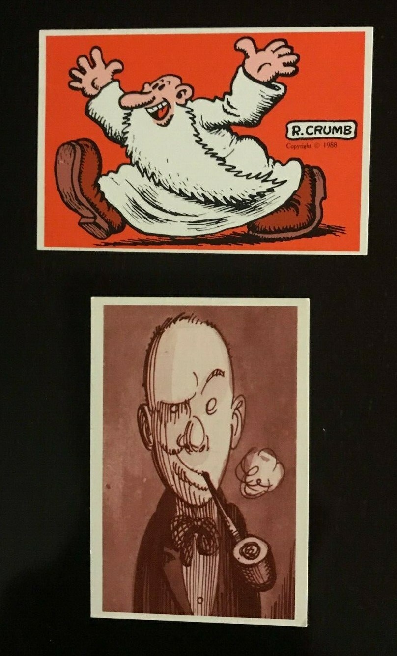 Kitchen Sink Cards: 13 & 14 of 36 R. Crumb and Harvey Kurtzman | eBay