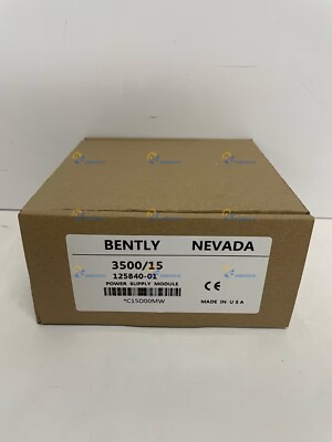 BENTLY NEVADA 125840-01 High Voltage Ac Power Input Module | eBay