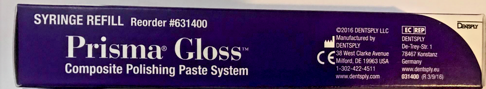 Genuine Dentsply Prisma Gloss Polishing Paste Fine | eBay