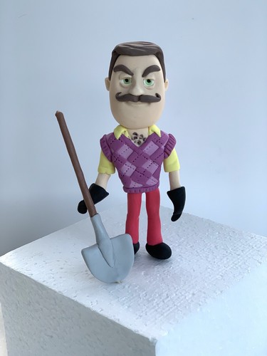 Unofficial Hello Neighbor Mr. Petersen Themed Handmade Edible cake ...