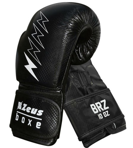 Guanti boxe brz zeus 10oz guantoni competizione kick boxing muay thai ...
