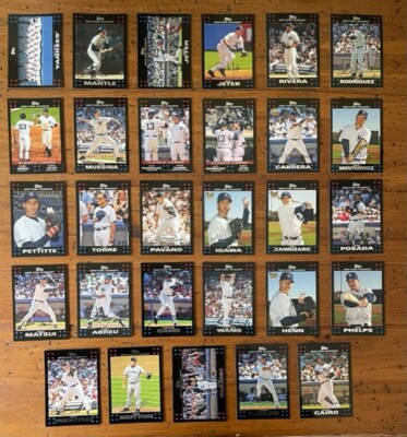 2007 Topps New York Yankees Team Set (All 29 Cards) Factory Set | eBay