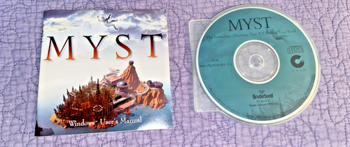 MYST The Offcial Strategy Guide And The CD With Windows Users Manual | eBay