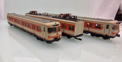 (M) Roco Spur H0 43001 Triebwagenzug BR ET 420/421 der DB Epoche IV OVP ...