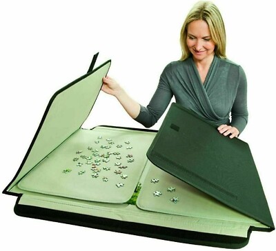 Portable Jigsaw Board Puzzle Storage Carry Safe Case Carrier 1000 ...