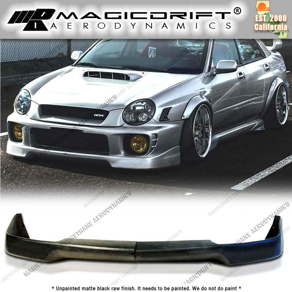 For 02 03 SUBARU IMPREZA WRX / STI Bugeye JDM MDP V3 Front Bumper Lip ...