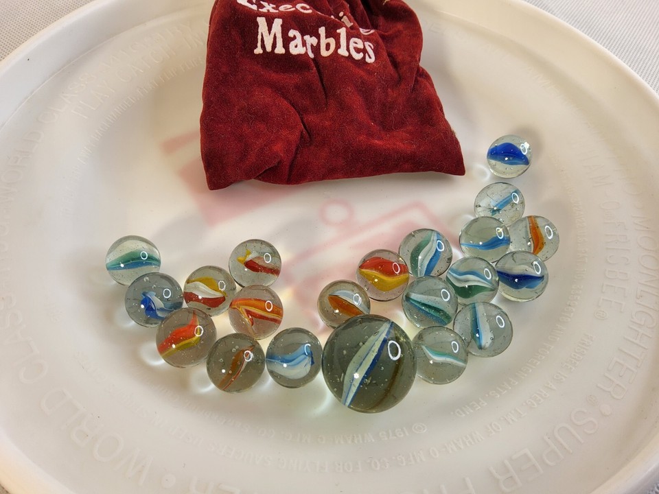 Old Vintage Marbles Early 1950s earlier Estate Find Unsorted Lot 12 ...