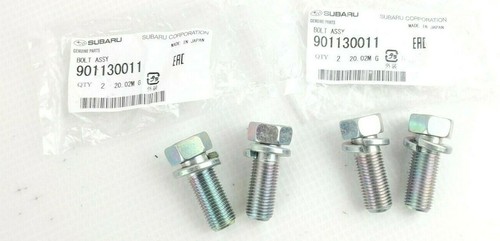 Genuine Subaru Disc Brake Front Caliper Mount Bolts 901130011 Legacy ...