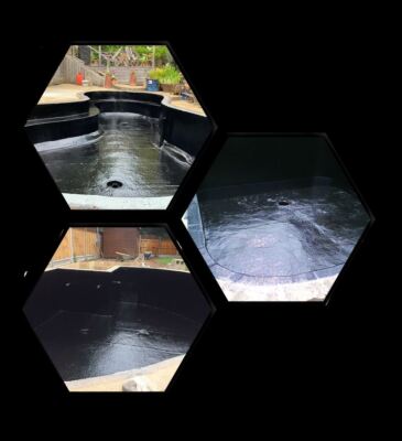 5 Metre² Fibreglass Pond Kit, Polyester Resin, Tissue, Topcoat, Matting ...