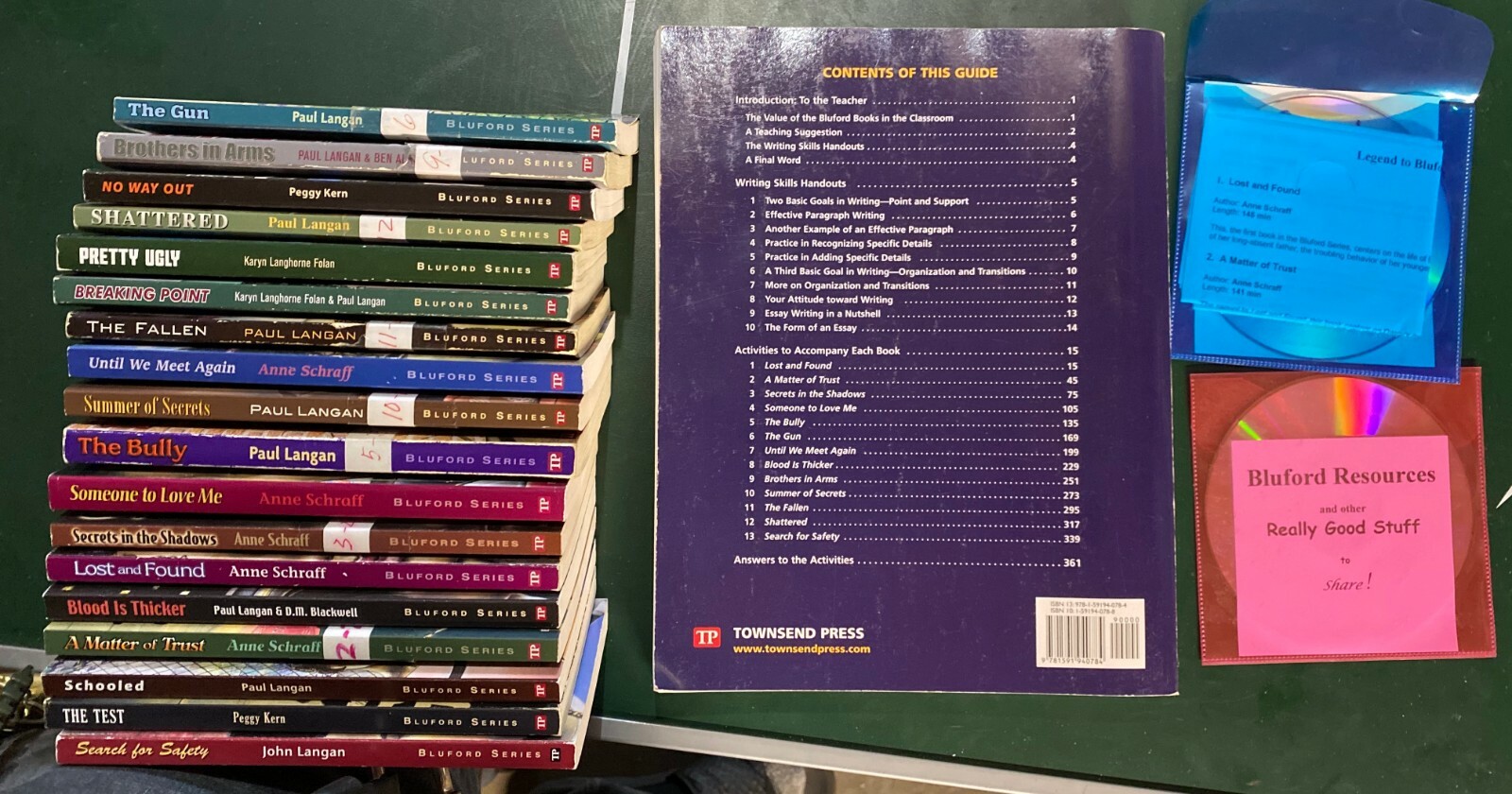BLUFORD Series Complete 18 Book Set - with TEACHER GUIDE + CDs FREE ...