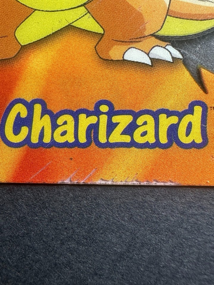 Charizard CLEAR Pokémon Card Topps BLUE Label TV Animation #06 LP PC3 ...