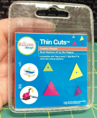 Unopened Ellison Design Thin Cuts Brad Washers #2 Creative Shapes Stu ...