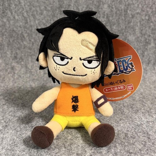 One Piece Ace Childhood Mini Plush Toy 15cm Collectible Anime Figure | eBay