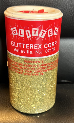 GLITTEREX CORP Crystal Clear Glitter 4.5 oz. Vintage | eBay