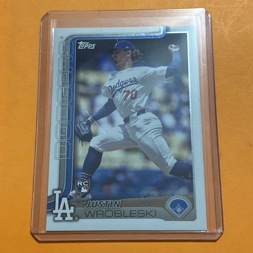 2025 Topps Series 1 #204 Justin Wrobleski Los Angeles Dodgers Baseball ...