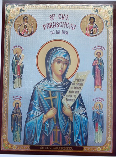 Saint Parascheva Paraskevi Byzantine Greek Orthodox Religious Icon ...