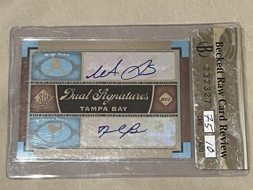 2012 SP Signature Edition - Dual Signatures David Price, Wade Davis # ...