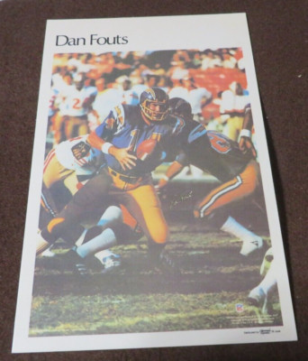 SSC89 1978 MARKETCOM NFL MINI POSTER DAN FOUTS #26 | eBay