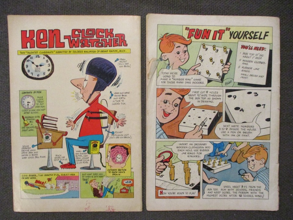 (2) TREASURE CHEST OF FUN & FACT Vol. 23 &3, vol. 20 #8, 1968, 1964 ...